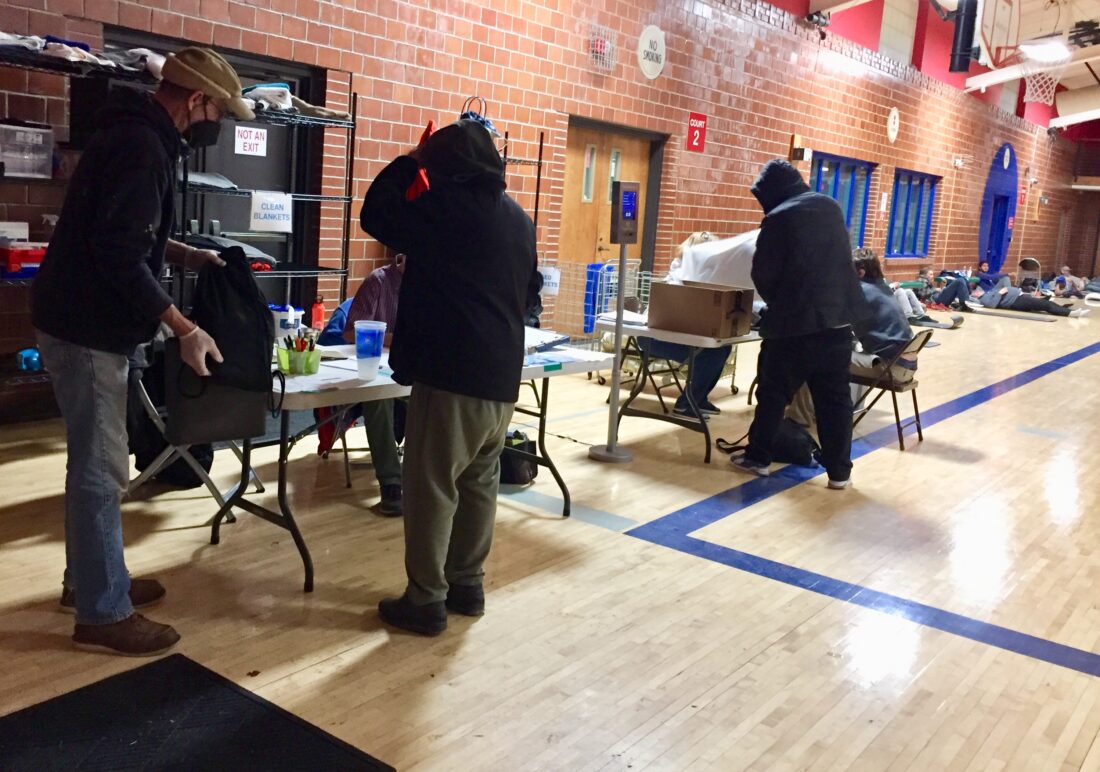 Frigid temperatures bring dozens of people experiencing homelessness to ...